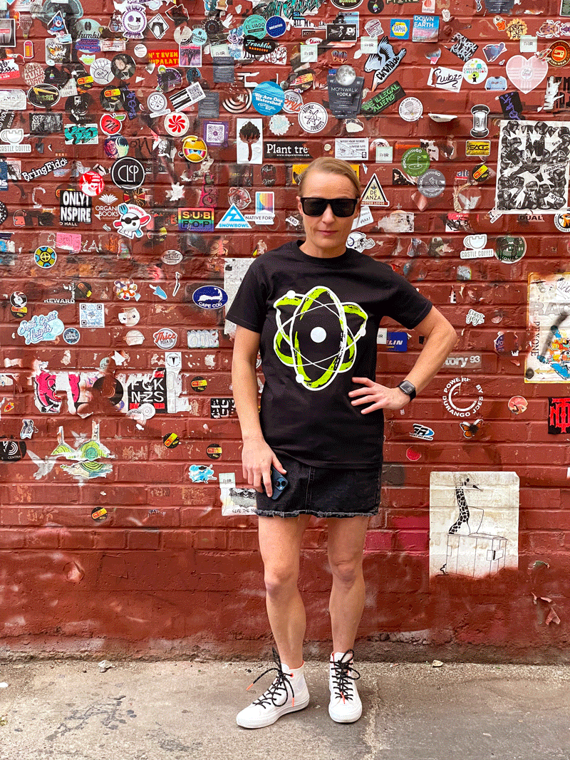 Atomic Sisters - Black Est 1993 T-Shirt - The Atomic Sisters Rugby Club